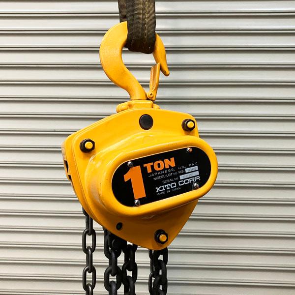 キトー/KITO チェーンブロック M3形 荷重1t 揚程3m 77879 : 無限堂ヤフーショップ - 通販 - Yahoo!ショッピング