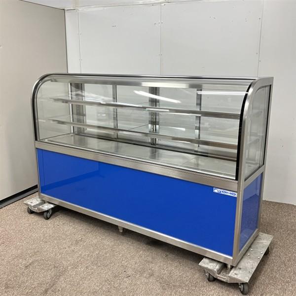 大穂製作所 低温対面冷蔵ショーケース(2) OHGF-Ta-1800B 中古 4ヶ月保証 2021年製 単相100V 幅1800x奥行500 ...