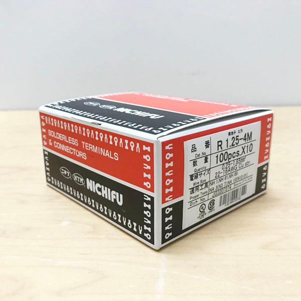 【未使用】ニチフ/NICHIFU 銅線用 裸圧着端子 R型 丸形 R1.25-4M 1000個(100pcs.×10) 98285 : 無限堂ヤフーショップ - 通販 - Yahoo!ショッピング