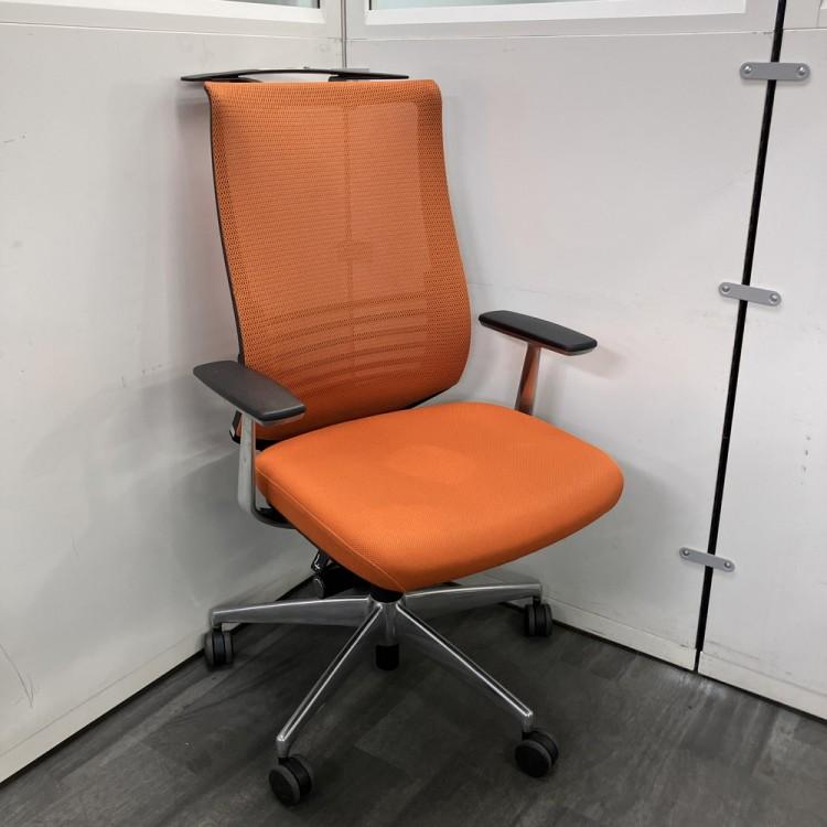 中古品 コクヨ 固定肘付ベゼルチェア CR-A2863 ※座汚れ少々有/背もたれ小破れ有/脚キズ少々有 : 無限堂ヤフーショップ - 通販 ...