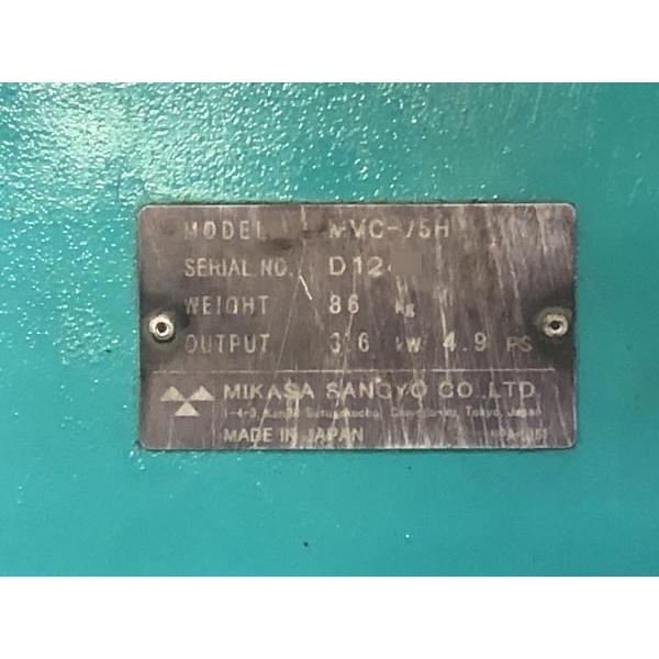 【一部再塗装】mikasa/三笠 75kg エンジンプレート コンパクター MVC-75H 転圧機 土木 建築 建設機械 : 無限堂ヤフーショップ - 通販 - Yahoo!ショッピング