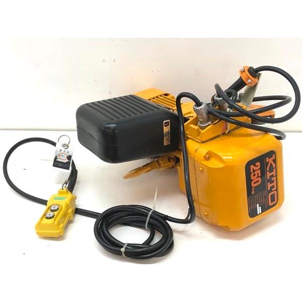 (2) KITO/キトー 250kg 約4m 電動チェーンブロック ER1A 3相200V ホイスト トロリー付き : 無限堂ヤフーショップ - 通販 - Yahoo!ショッピング