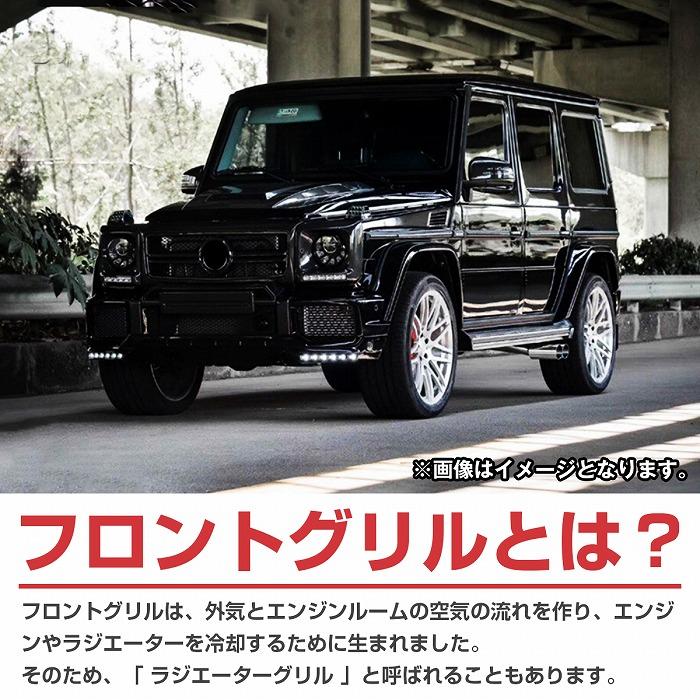 ベンツ Gクラス W463 パナメリカーナ グリル AMG ルック スタイル 1990-2018年 G350 G350d G500 G550 G55 黒/銀 縦フィン : エーネクストショップ ...