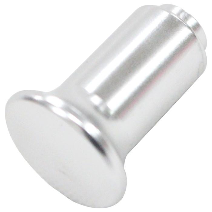 【送料220円】アルミ製 サイドブレーキ スピンターン ノブ シルバー スピタンノブ ドリフト スバル GRB インプレッサ WRX STI ...