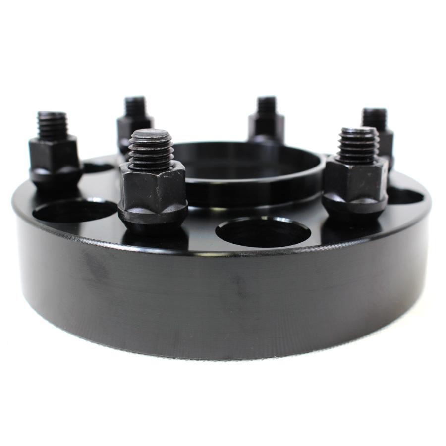 ハブ一体型 厚さ35mm 6穴 6H PCD 135ハブ径 87.1mm M14 P2.0 F150 ラプター リンカーン ナビゲーター マークLT ワイドトレッド スペーサー : エー ...