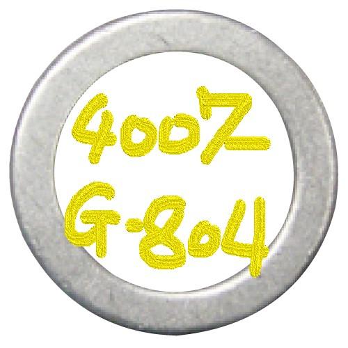 ヤマト自動車 純正タイプ ドレンパッキン 4007-G-804 ( スズキ マツダ 日産 三菱 14mm×20mm×1.5mm アルミW 09168-14015 相当 ) 50枚入 : ひがし ...