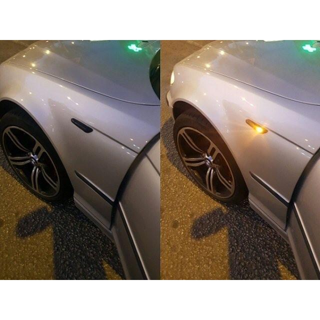 BMW シーケンシャル 流れる ウィンカー LED サイド マーカー ウインカー スモーク E36 E46 E53 E60 E61 E81 E82 E83 E84 E87 E88 E90 ...