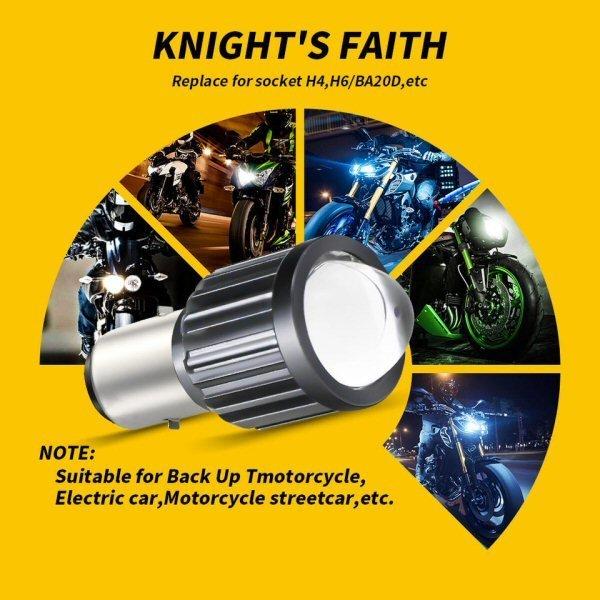 バイク BA20D H4BS LED ヘッドライト Hi Lo 切替 DC 12v バルブ 電球 白 ホワイト 外車 輸入車 KTM ベスパ ...