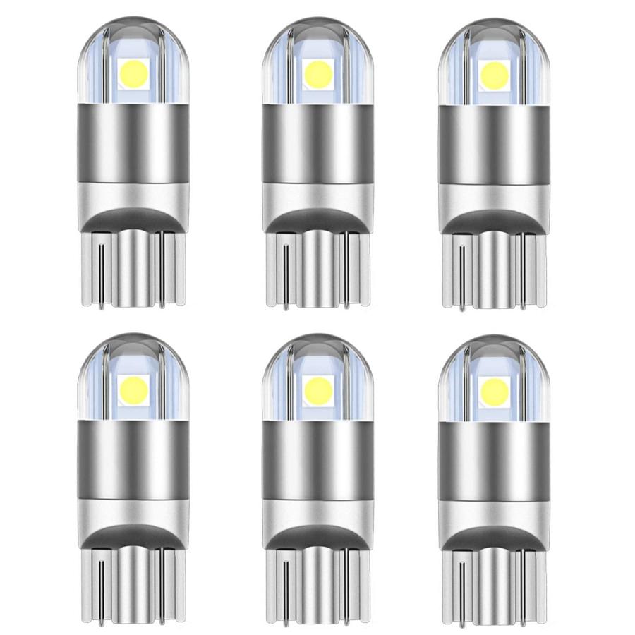 T10 W5W led ホワイト 爆光 ポジションランプ w5w ナンバー灯 ライセンスランプ メーター球 ルームランプ ウエッジ球 コ : アールツー - 通販 - Yahoo!ショッピング
