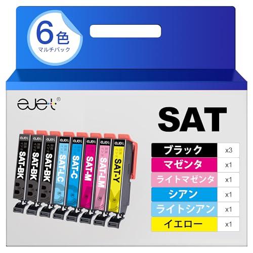 ejet SAT SAT-6CL エプソン 用 インク サツマイモ 純正と併用 epson プリンター 6色セット(合計8本) ep : アールツー - 通販 - Yahoo!ショッピング