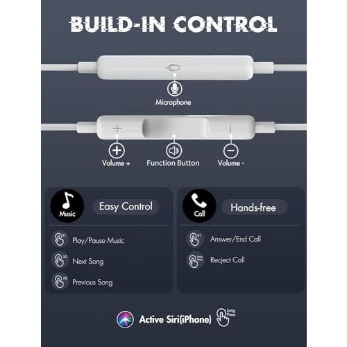 Antool イヤホン 有線 マイク付き 2023音質強化バージョン 磁気設計 絡み防止 イヤホンマイク いやほん イヤフォン インナ ...