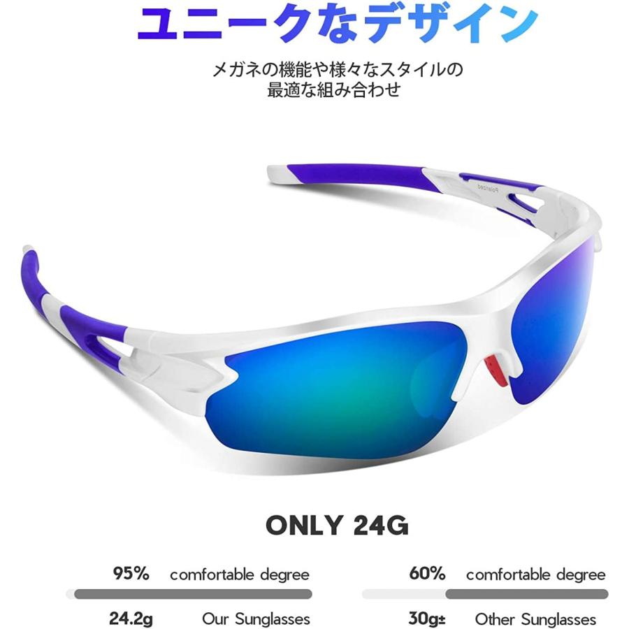 [BEACOOL] スポーツサングラス 超軽量 TR90 TAC 偏光レンズ 野球 自転車 ランニング 登山 釣り ゴルフ ドライブ バイク テ : アールツー - 通販 - Yahoo!ショッピング
