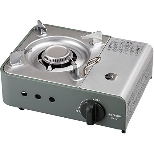 アイリスオーヤマ(IRIS OHYAMA) カセットコンロ 合金鋼 ミニ オリーブグリーン IGC-M1-G : アールツー - 通販 - Yahoo!ショッピング