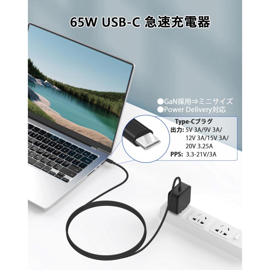 NEC 用 acアダプター Type-C 65W 45W 20V 3.25A PD対応 LAVIE用 PC-VP-BP122/PC-VP-BP1 : アールツー - 通販 - Yahoo!ショッピング