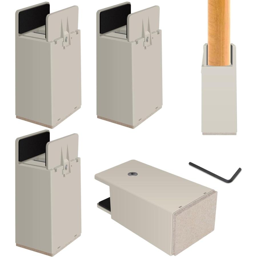 Athvcht テーブル 脚 継ぎ足し 高さ上げる 高さ10cm 4個セット テーブル・ベッド・こたつの高さを上げる 継ぎ足 こた : アールツー - 通販 - Yahoo!ショッピング