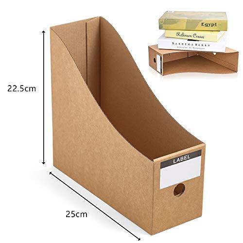 Panavage ファイルボックス A4 紙 小物入れ ファイルスタンド 文具収納 事務用品 組み立て式 5個組 : アールツー - 通販 - Yahoo!ショッピング