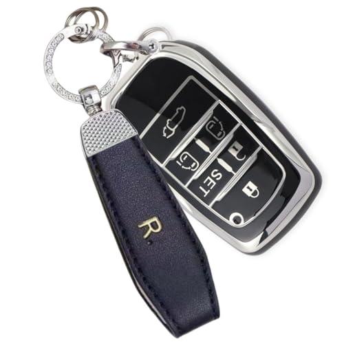 YANMW アルファード30系 キーケース 適合トヨタ アルファード ヴェルファイア30系 後期 前期 キーカバー 6ボタン (シルバーエッジブ : アールツー - 通販 - Yahoo!ショッピング