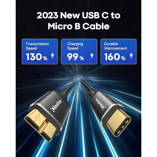 CLEEFUN USB C to Micro B ケーブル 0.5m 3.1 10Gbps 高速データ転送 Type Micr : アールツー - 通販 - Yahoo!ショッピング