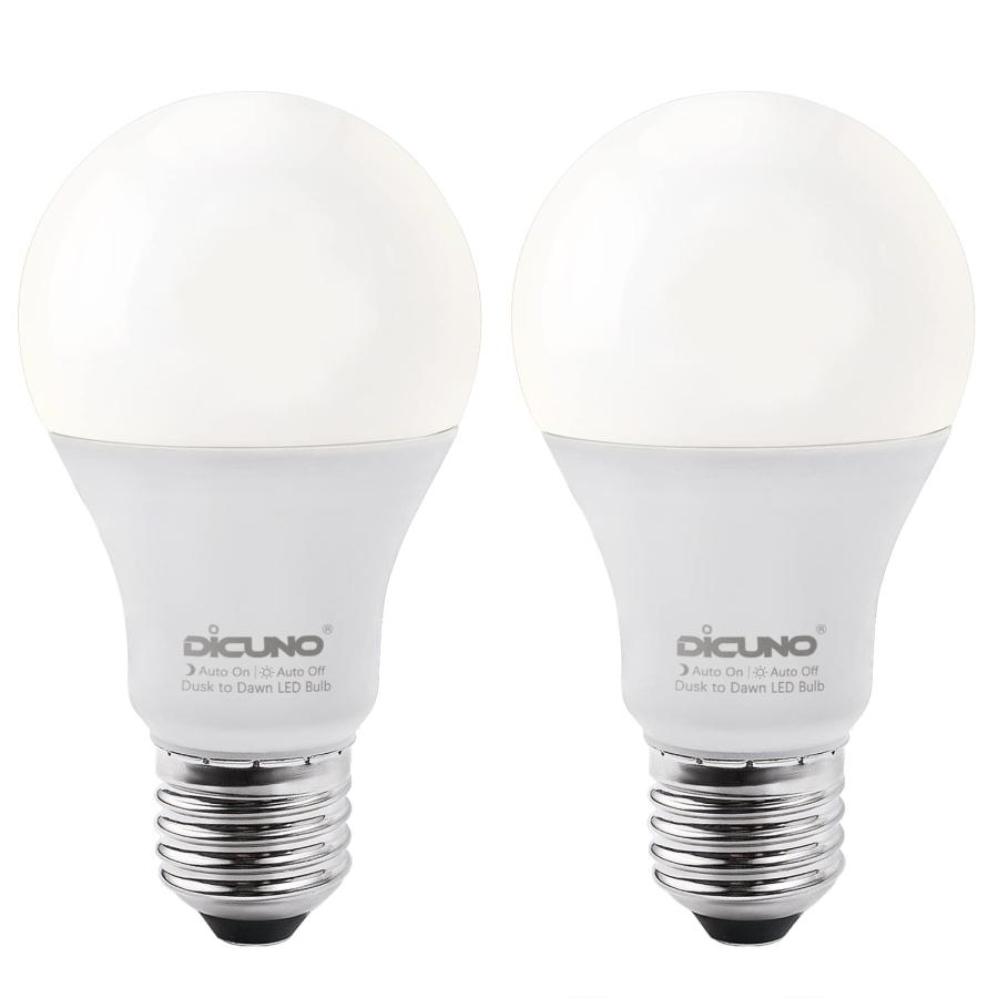 DiCUNO E26口金 LED電球 明るさセンサー 昼白色 人感センサーなし 9W 60W相当 800lm 5000k 明暗センサー電球 明る : アールツー - 通販 - Yahoo!ショッピング
