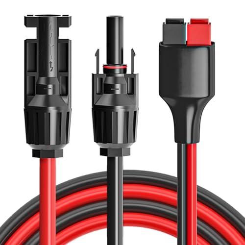Cleqee 10AWG 1m ソーラーパネルケーブルキット ソーラーコネクター アンダーソンコネクター 変換アダプター (反極) 延長コード : アールツー - 通販 - Yahoo!ショッピング