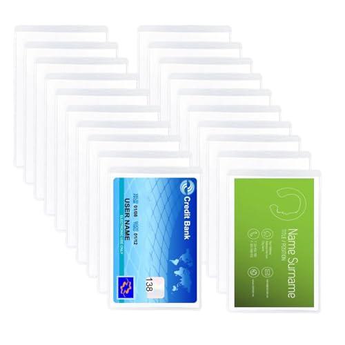 KALOLINNA カード保護ケース 透明 軟質 20枚セット カード保護フィルム 両面透明 軽量 薄型 防水 防塵 防磁 カードケース IDカ : アールツー - 通販 - Yahoo!ショッピング