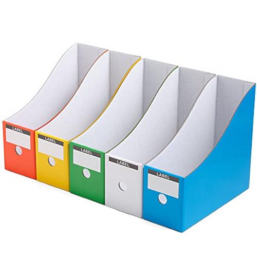 Panavage ファイルボックス A4 紙 小物入れ ファイルスタンド 文具収納 事務用品 組み立て式 5個組 (5色) : アールツー - 通販 - Yahoo!ショッピング