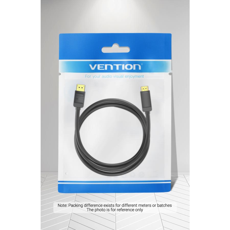 VENTION HAGBG 4K DisplayPort to HDMI Cable 1.5M Black Displayport ケーブル ...