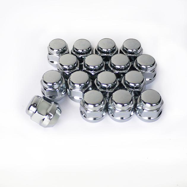 特価 ショートタイプ 19HEX M12 P1.25 4穴用一台分 16個 60°テーパー座 メッキ 袋ナット : Aワークスヤフー店 - 通販 - Yahoo!ショッピング