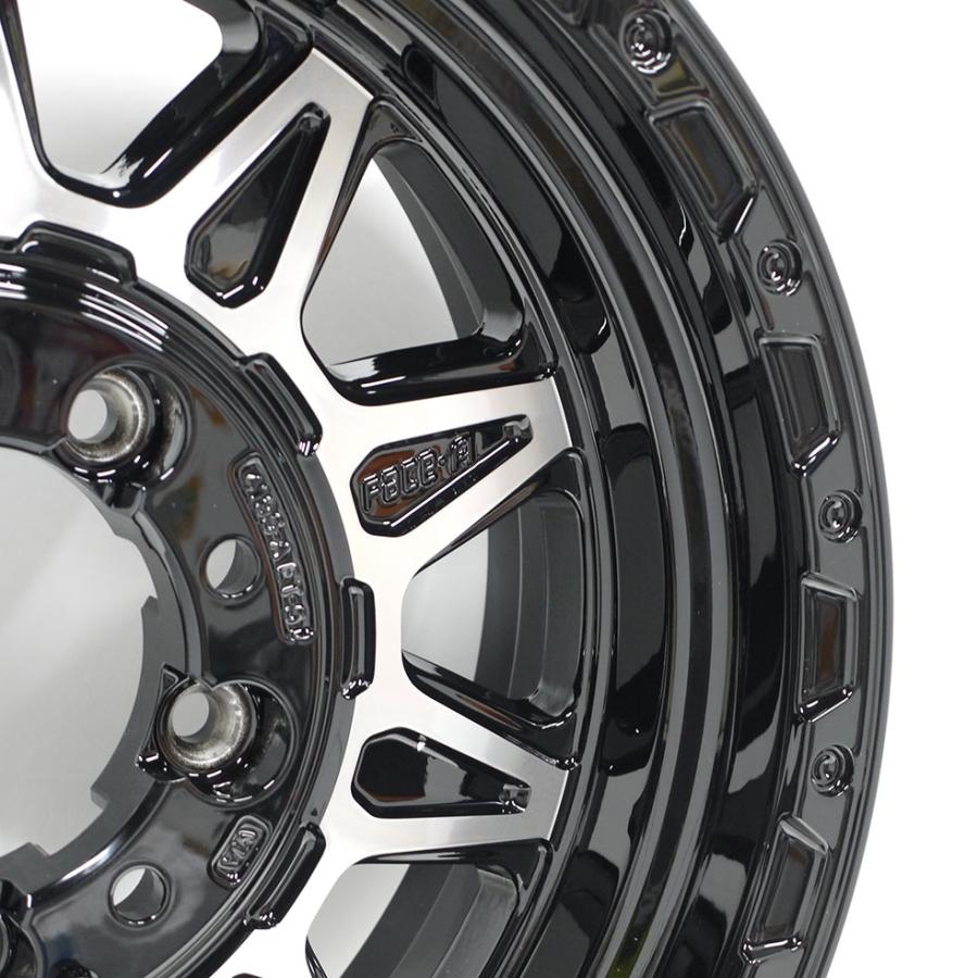 裏履きOK!? ジムニー専用★GRAVELIC TFS-01 16x6.0J -5(A)/-30(B) 5H/PCD139.7 ブラック ...