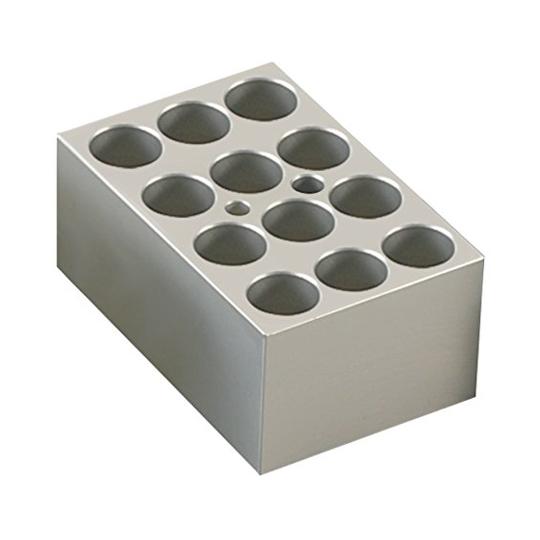 ドライバス ビーズ・ウォーターバス兼用 用 ブロック 15mLチューブ 12本用 major science MD-B17 (2-9500 ...