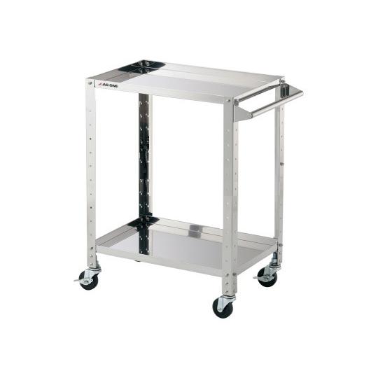 アズワン ステンレスヘビーワゴン 枠付き 2段 (3-1557-01) : A1ショップ 土日・祝日・夏季・年末年始休業 - 通販 - Yahoo!ショッピング