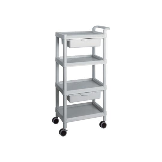 アズワン モバイルイージーカート トールタイプ／レギュラー31 4段 グレー ME31F (3-6641-06) : A1ショップ 土日・祝日・夏季・年末年始休業 - 通販 - Yahoo ...