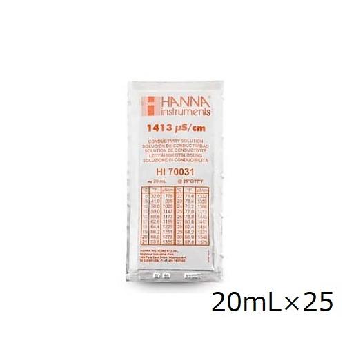 EC標準液 スタンダードタイプ 1413μS／cm ハンナ インスツルメンツ HI70031P (61-0114-30) : 61-0114 ...
