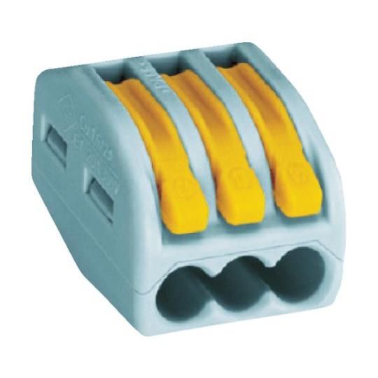 WF-3 より線・単線接続可能コネクタ 3穴用 8個入 ワゴジャパン WF-3BP (61-2196-74) : A1ショップ 土日・祝日・夏季・年末年始休業 - 通販 - Yahoo!ショッピング