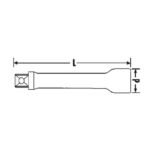 1／2SQ エキステンションバー75MM 13011004 Stahlwille 509/3QR (61-3960-82) : 61-3960-82 : A1 ショップ 休業日土日・祝日 ...