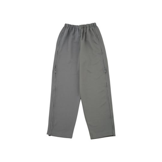 婦人脇全開ニットパンツ グレー LL ケアファッション 39817-03 (61-9683-57) : A1 ショップ 休業日土日・祝日 - 通販 - Yahoo!ショッピング