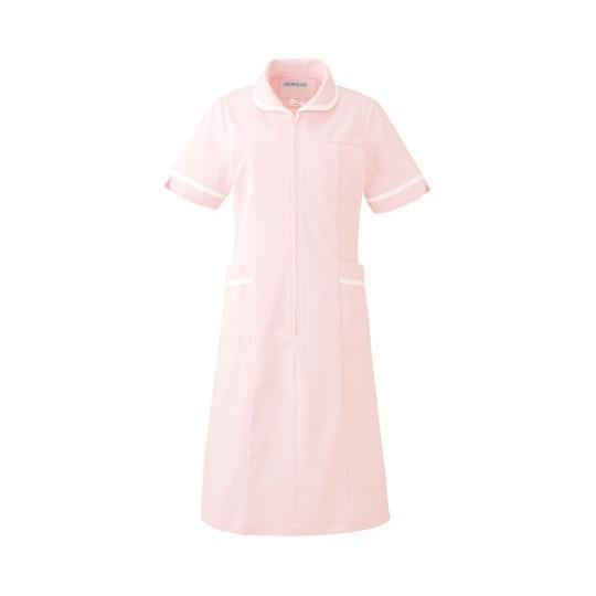 ワンピース半袖 ピンクxホワイト 3L KAZEN 021-24 3L (61-9835-95) : 61-9835-95 : A1 ショップ 休業日土日・祝日 - 通販 - Yahoo!ショッピング