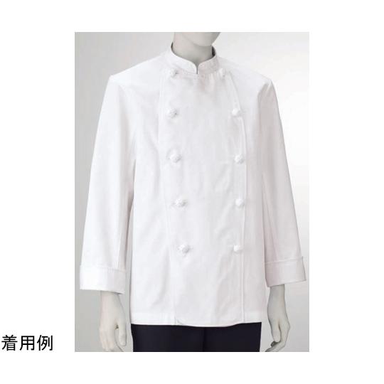 KAZEN 男子コックコート長袖 白 L 411-50 (61-9874-67) : A1ショップ 土日・祝日・夏季・年末年始休業 - 通販 - Yahoo!ショッピング