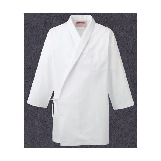 KAZEN 和食コート ホワイト LL 670-70 (61-9887-04) : A1ショップ 土日・祝日・夏季・年末年始休業 - 通販 - Yahoo!ショッピング