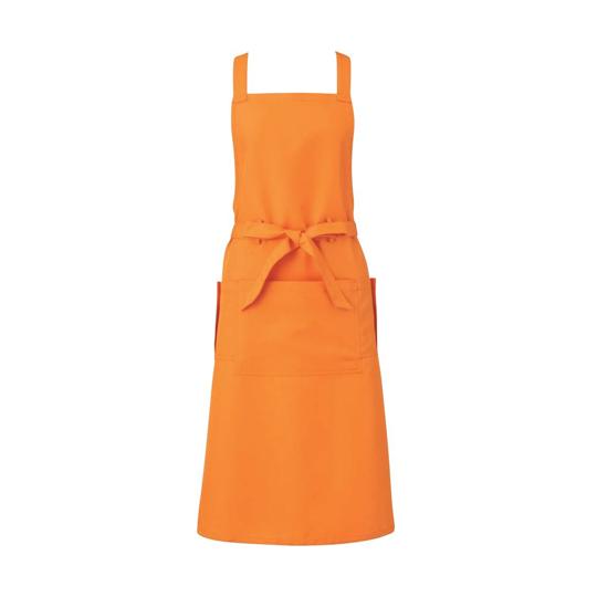 胸当てエプロン オレンジ L KAZEN APK494-4 L (61-9905-28) : 61-9905-28 : A1 ショップ 休業日土日・祝日 - 通販 - Yahoo!ショッピング