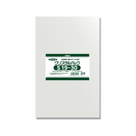 シモジマ HEIKO OPP袋 クリスタルパック S19-30 サイドシール 100枚 6735100 (62-0993-78) : A1 ショップ 休業日土日・祝日 - 通販 - Yahoo ...