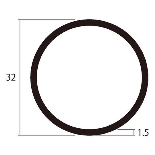 アルミ丸パイプ 2m 1.5×32mm シルバー 2本組 安田 (62-4882-92) : 62-4882-92 : A1 ショップ 休業日土日・祝日 - 通販 - Yahoo!ショッピング