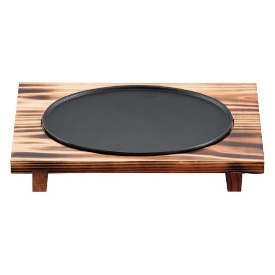 南部鉄器 ロイヤル小判皿 木台付 岩鋳 (62-6731-94) : 62-6731-94 : A1 ショップ 休業日土日・祝日 - 通販 - Yahoo!ショッピング