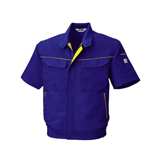 半袖ジャケット ロイヤルブルー×イエロー ビッグボーン 5628-52-L (63-1798-24) : A1 ショップ 休業日土日・祝日 - 通販 - Yahoo!ショッピング