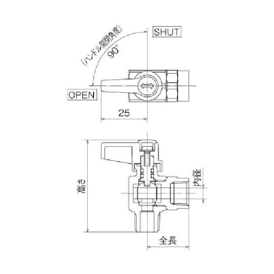 フリーボールML3型 R3/8 × オンダ ML3-10 (63-1962-92) : A1 ショップ 休業日土日・祝日 - 通販 - Yahoo!ショッピング