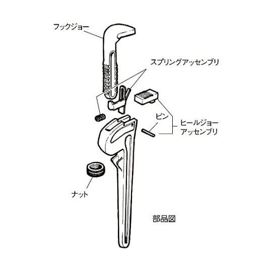 ピン F/8 Ridge Tool Company 31600 (63-2072-44) : A1 ショップ 休業日土日・祝日 - 通販 - Yahoo!ショッピング