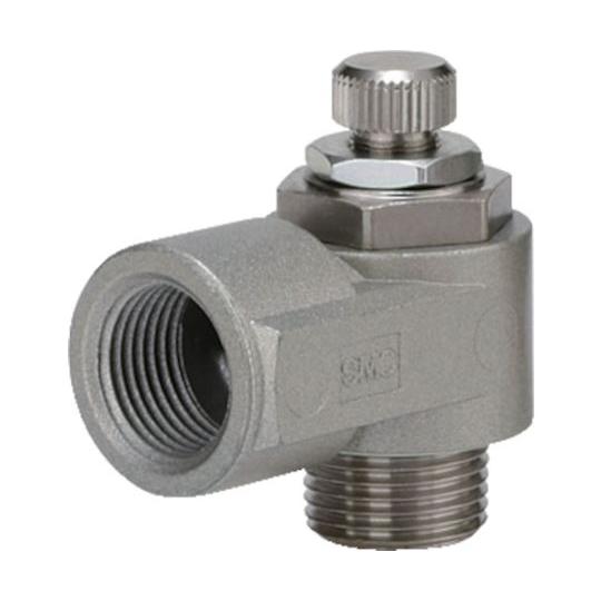 SMC 標準タイプスピードコントローラ 金属エルボタイプ AS3200-03 (63-2202-83) : A1 ショップ 休業日土日・祝日 - 通販 - Yahoo!ショッピング