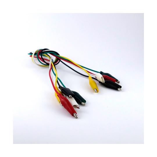 小型ミノムシクリップ付きケーブル 40cm 5本入り GB GB-MCS-5C45-5P (63-3050-25) : 63-3050-25 ...