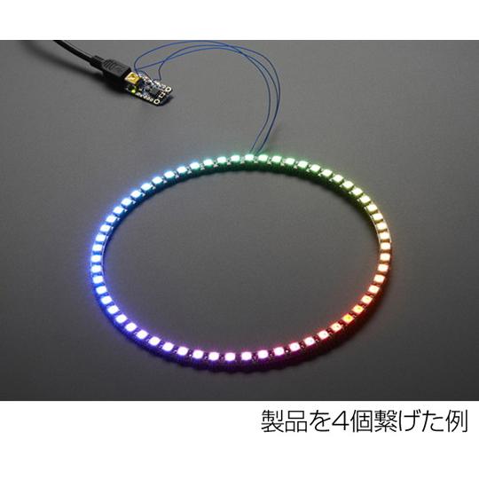 NeoPixel Ring 60連フルカラーシリアルLED 1/4リング Adafruit 1768 (63-3077-67) : 63-3077-67 : A1 ショップ 休業日土日・祝日 ...
