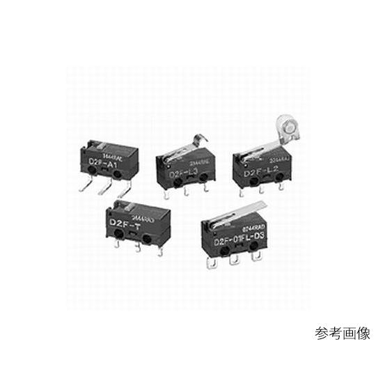 オムロン 極超小形基本スイッチ 1A ヒンジ・レバー形 低荷重動作形 FA・制御機器 D2F-FL-D (63-3082-11) : A1 ...